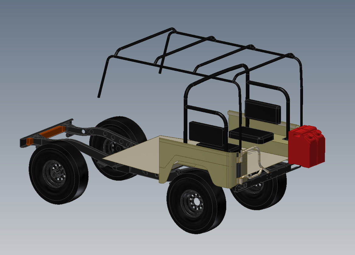 A lot of people have been asking for this, CAD model for FJ40 frame ...